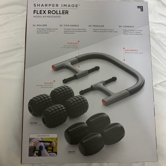 Sharper Image | Other | Sharper Image Flex Roller Modular Massager 8 ...